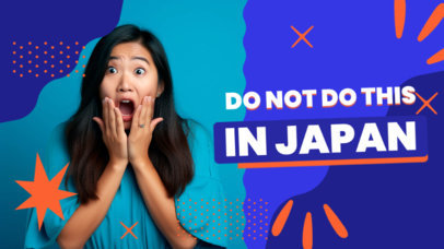 Placeit - YouTube Banner Maker for a Travel Vlogger Living in Japan