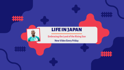 Placeit - Lifestyle Vlogger YouTube Banner Generator Featuring a ...