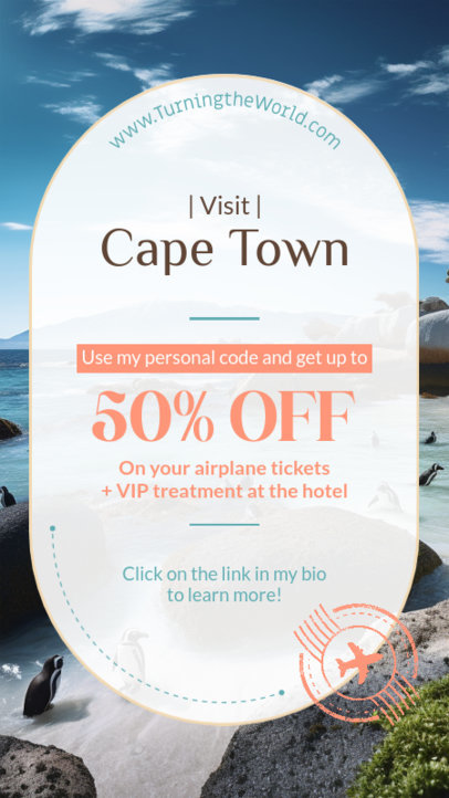 Placeit - Influencer Instagram Story Generator Featuring a Travel Promo ...