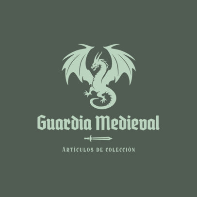 Placeit - Logo Maker for a Medieval Collectibles Store