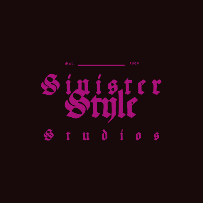 Placeit - Logo Maker for an Attire Store Featuring a Gothic Typography