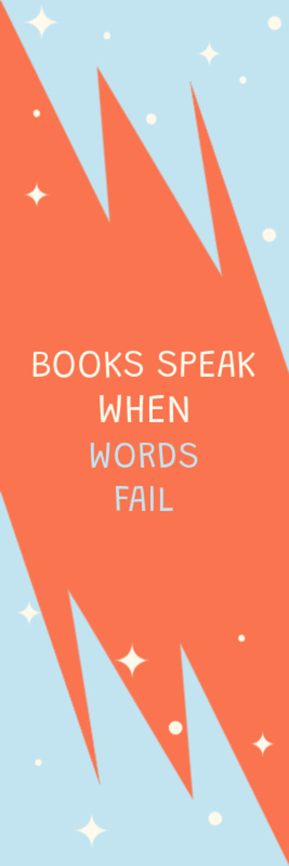 Placeit - Bookmark Design Creator Featuring Wavy Graphics and a Phrase ...