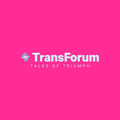 Placeit - Trans Visibility Day-Themed Conference Logo Generator
