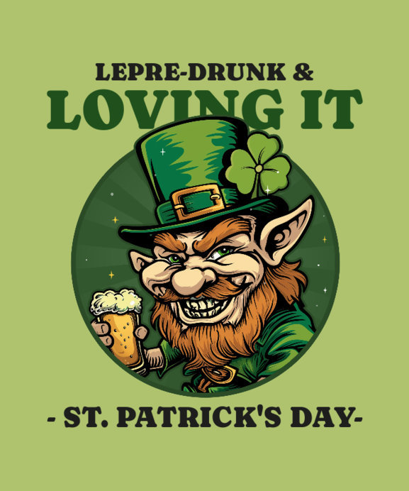 Placeit - T-Shirt Design Creator with an Evil Leprechaun Illustration ...