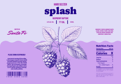 Placeit - Hard Seltzer Label Design Maker Featuring AI-Created Lemon ...