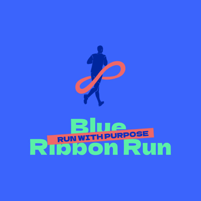 Placeit - Logo Maker Featuring a Runner Silhouette for a Charity Run ...