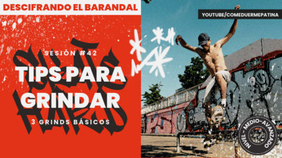 Placeit - YouTube Thumbnail Maker Featuring a Split Background with a ...