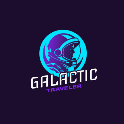 Placeit - Online Logo Maker Featuring a Spaceship Illustration