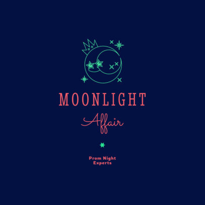 Placeit - Logo Creator With a Crown Icon for a Prom Night Planner