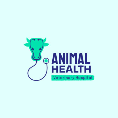 Placeit - Logo Generator for an Animal Care Hospital
