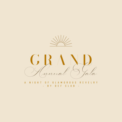 Placeit - Logo Maker for a Fundraiser Gala Night