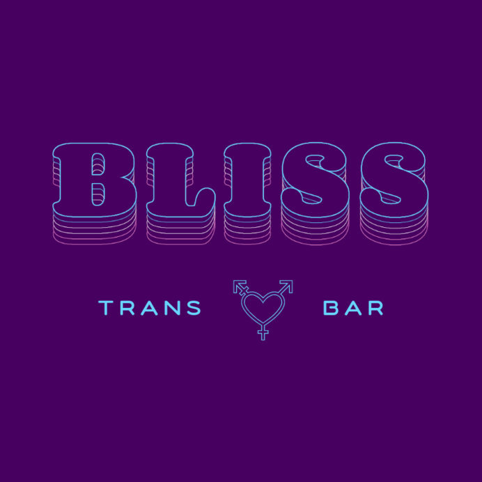 Placeit - Transgender-Inclusive Bar Logo Template Featuring Text with ...