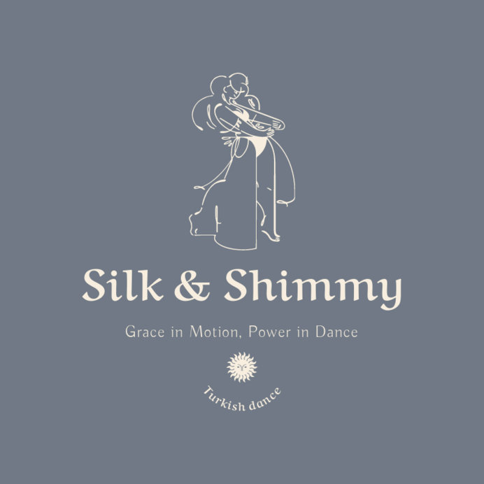 Placeit - Turkish Dance Logo Template Featuring an Illustrated Dancer