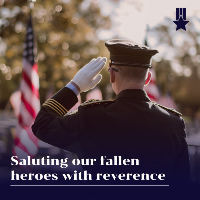 Placeit - Instagram Post Template Featuring a Soldier Paying His ...