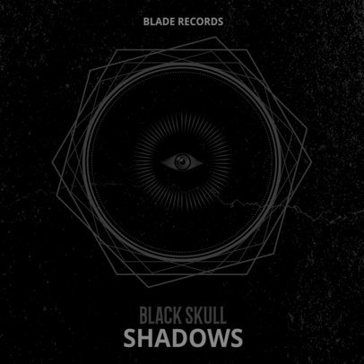 Placeit - Heavy Metal Album Cover Maker Featuring Dark Illustrations