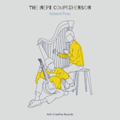 Placeit - Customizable Album Cover Generator for an Indie Band