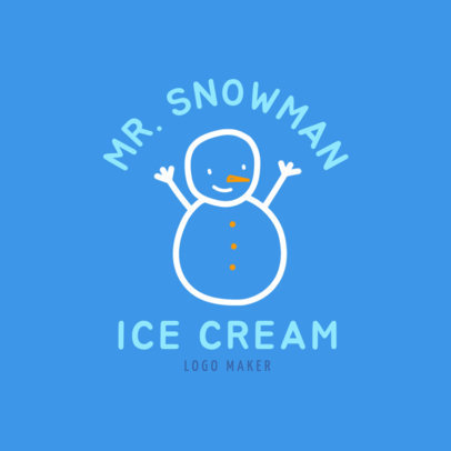 Placeit - Ice Cream Shop Logo Maker with Gradient Background