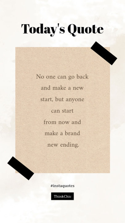 Placeit - Instagram Story Maker With Simple Quote Setting