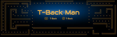 Placeit - Old School Video Game Twitch Banner Template