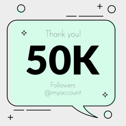 Placeit - Instagram Post Creator for a Followers Milestone Celebration