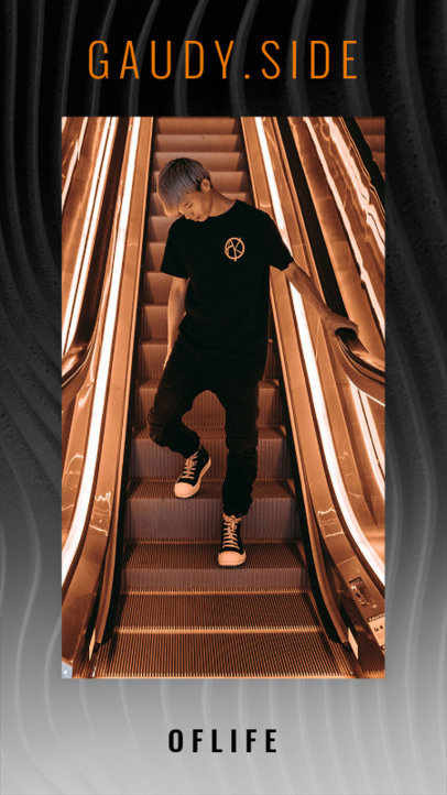 Placeit - Insta Story Design Template for an OOTD