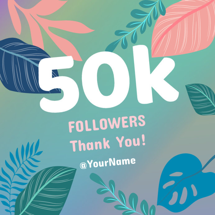 Placeit - Followers Milestone Instagram Post Template