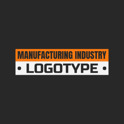 Placeit - Logo Generator for Manufacturing Companies