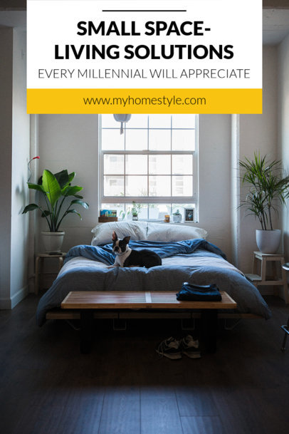 Placeit - Small Space Management Pinterest Post Template