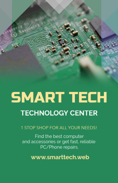 Placeit - Online Flyer Maker for a Technology Center