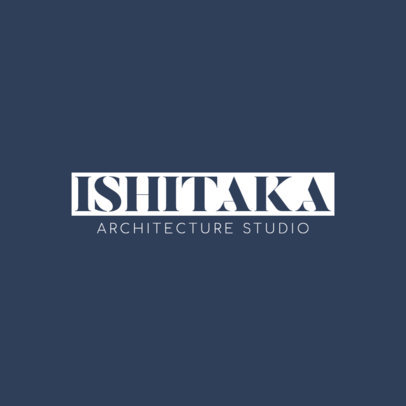 Placeit - Architecture Studio Logo Maker with Circle and Lines