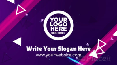 Placeit - Intro Maker for a Logo Reveal with Abstract Animations