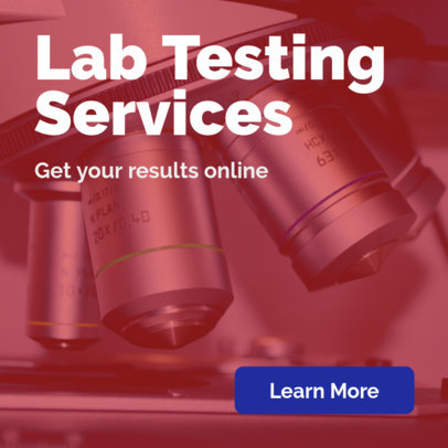 Placeit - Lab Testing Online Banner Maker