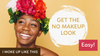 Placeit - YouTube Thumbnail Design for Beauty Tutorials