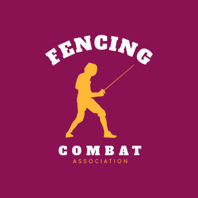 Placeit - Elegant Fencing Logo Maker