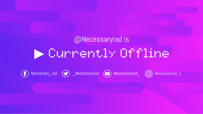 Placeit - Twitch BRB Screen Video Maker Featuring a Dotted Font and ...