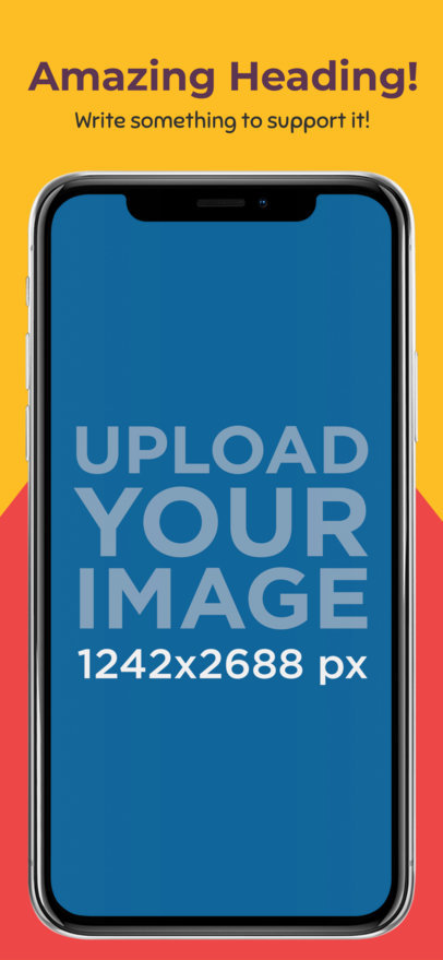 Placeit - Screenshot Mockup of an Angled iPhone 11 Pro