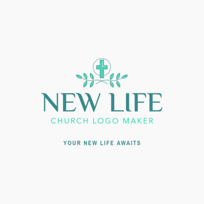 Placeit - Catholic Church Logo Maker Featuring a Holy Spirit Graphic