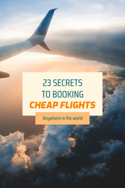 Placeit - Pinterest Pin Template for a Travel Post