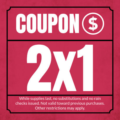 Placeit - Online Coupon Design Template for Gift Codes