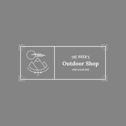 Placeit - Logo Maker for an Outdoor Gear Shop