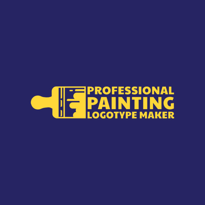 Placeit - Painting Pro Logo Design Template