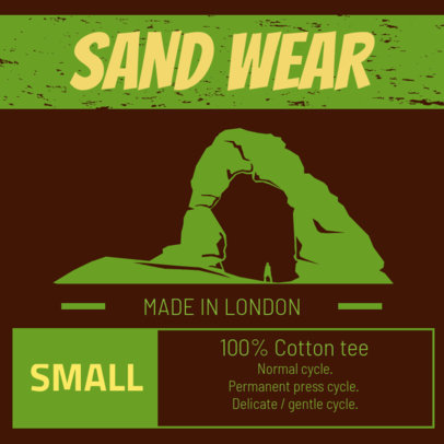 Placeit - Streetwear T-Shirt Label Design Template