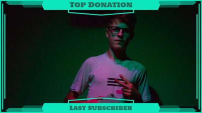 Placeit - OBS Webcam Frame Overlay Template for Twitch Streamers