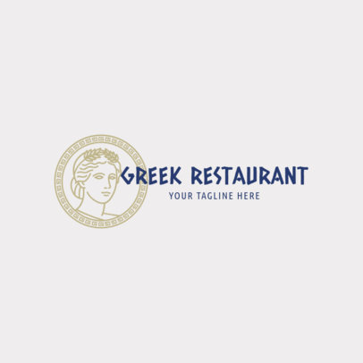 Placeit - Beautiful Greek Food Logo Maker for Bistros