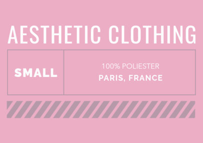 Placeit - Edgy Clothing Brand Label Design Template