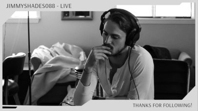 Placeit - OBS Webcam Frame Template with Simple Frame for Twitch Gamers