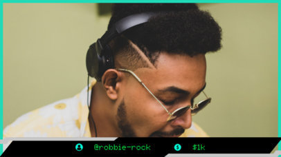 Placeit - OBS Webcam Frame Template with a Delicate Style