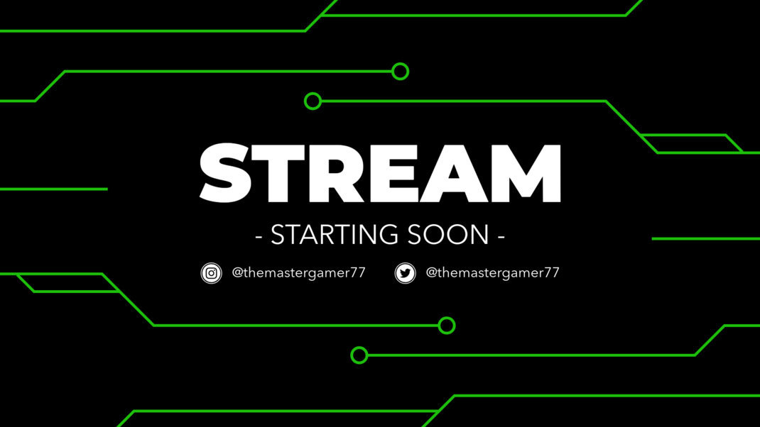 Placeit - Twitch Stream Starting Soon Overlay Maker with Chip Circuit ...