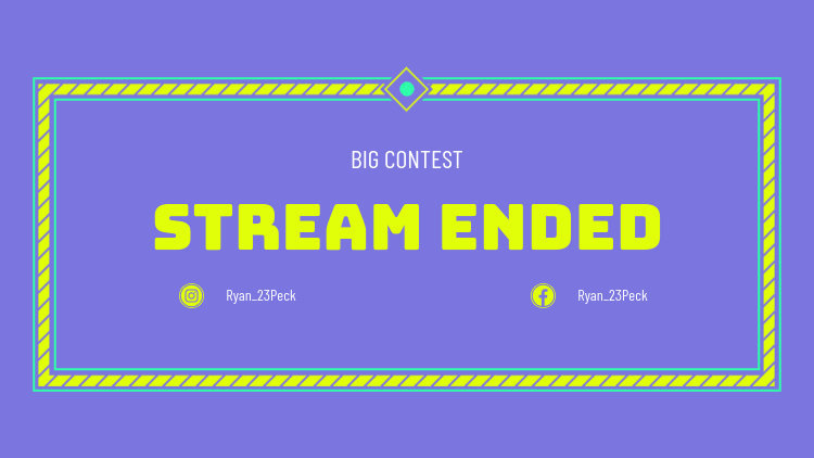 Placeit - Retro Twitch Overlay Maker for a Stream Ending Screen
