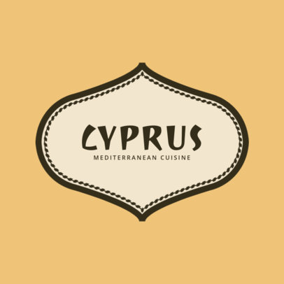 Placeit - Restaurant Logo Maker for Mediterranean Cuisine